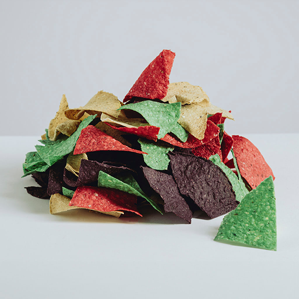 Totopos de maiz Nixtamalizado mixto – Tortillas Corridas